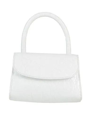 By Far Cow Leather Handbag - White