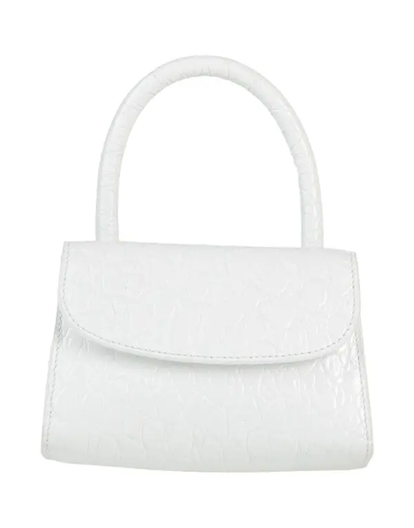 By Far Cow Leather Handbag - White