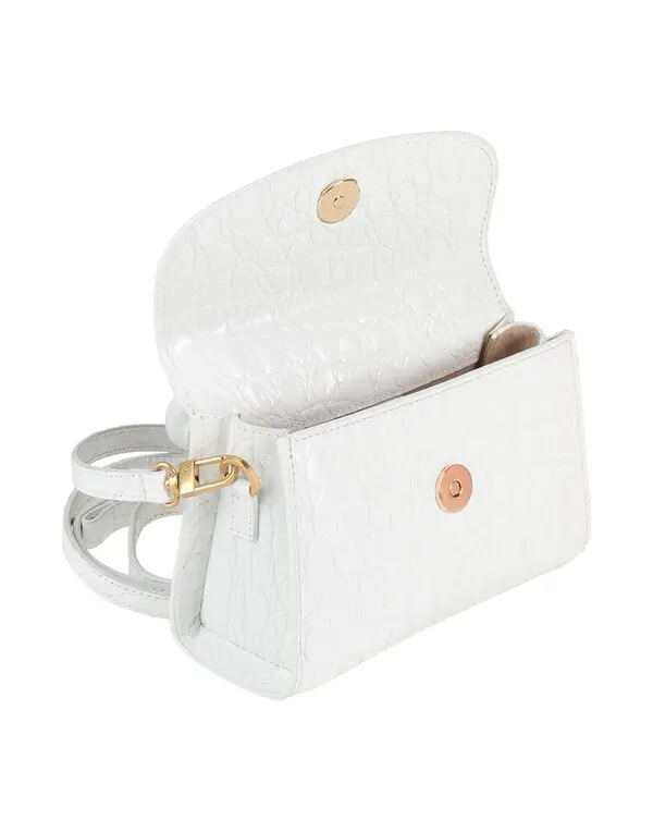 By Far Cow Leather Handbag - White