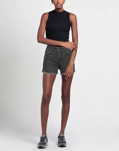 FAMILY FIRST Denim Shorts Size Cotton, Elastane