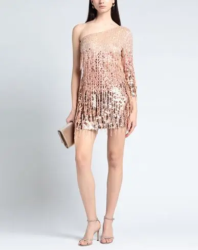 Elisabetta Franchi Sequin Embellished Mini Dress - Orange