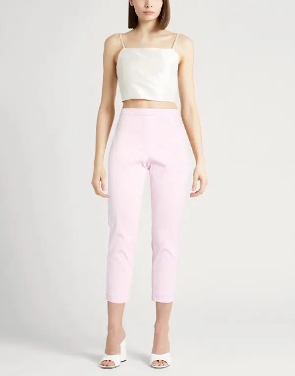 Theory Tapered Cropped Pants - Pink