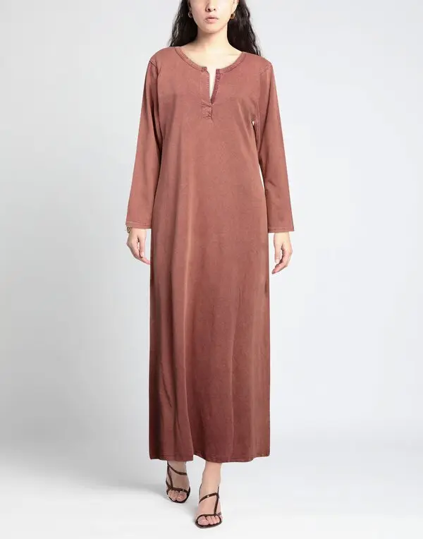Aspesi Maxi Flared Dress - Red