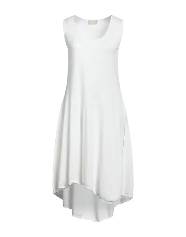 DRUMOHR Midi Cotton Dress - Ivory