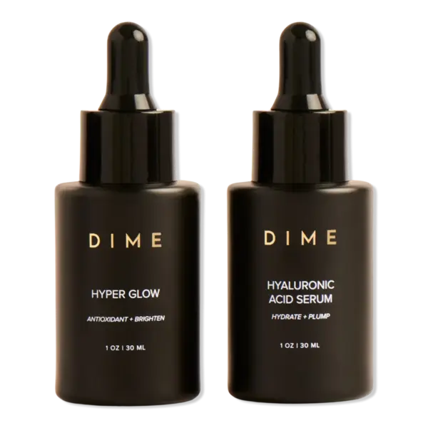 DIME Serum Set: Two-in-one Hyper Glow + Hyaluronic Acid - One-color