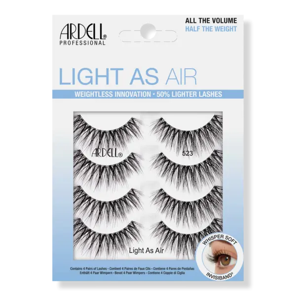 ARDELL Light As Air Lashes #523 Multipack - One-color