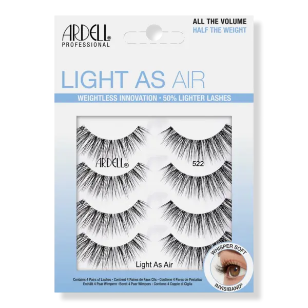 ARDELL Light As Air Lashes #522 Multipack - One-color