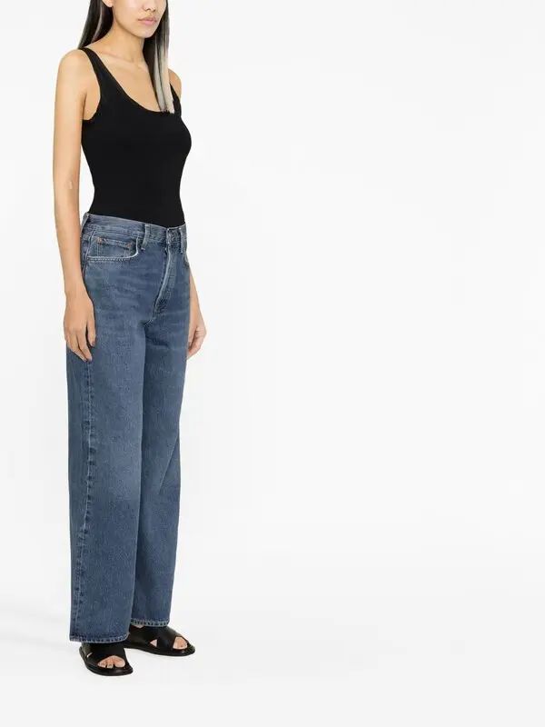 AGOLDE Wide-leg Jeans - Blue