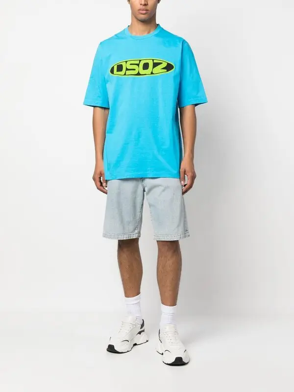 Dsquared2 Logo-print Short-sleeve T-shirt - Blue