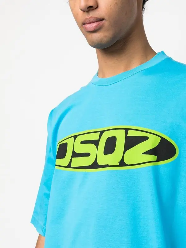 Dsquared2 Logo-print Short-sleeve T-shirt - Blue