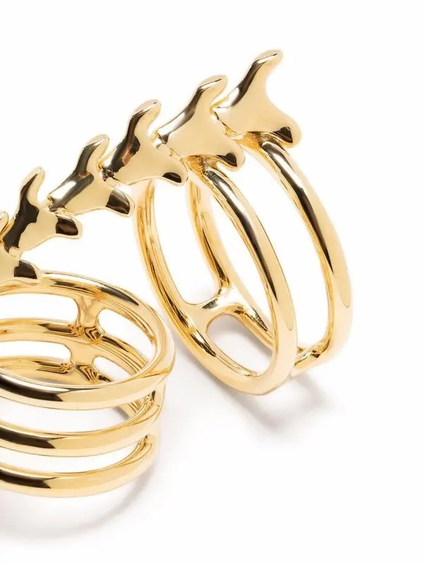 SHAUN LEANE Serpent Trace Long Finger Ring
