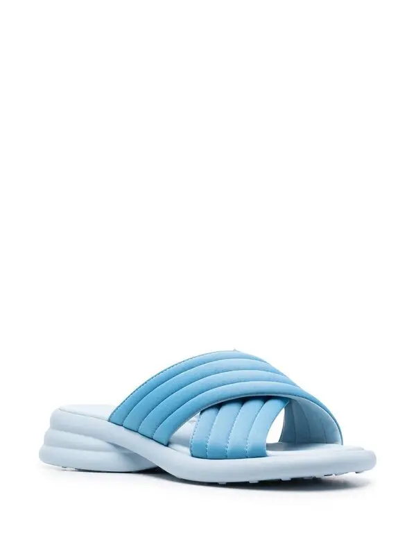 Camper Spiro Crossover-strap Sandals - Blue