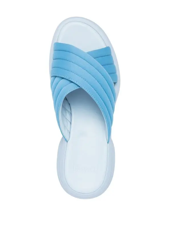 Camper Spiro Crossover-strap Sandals - Blue