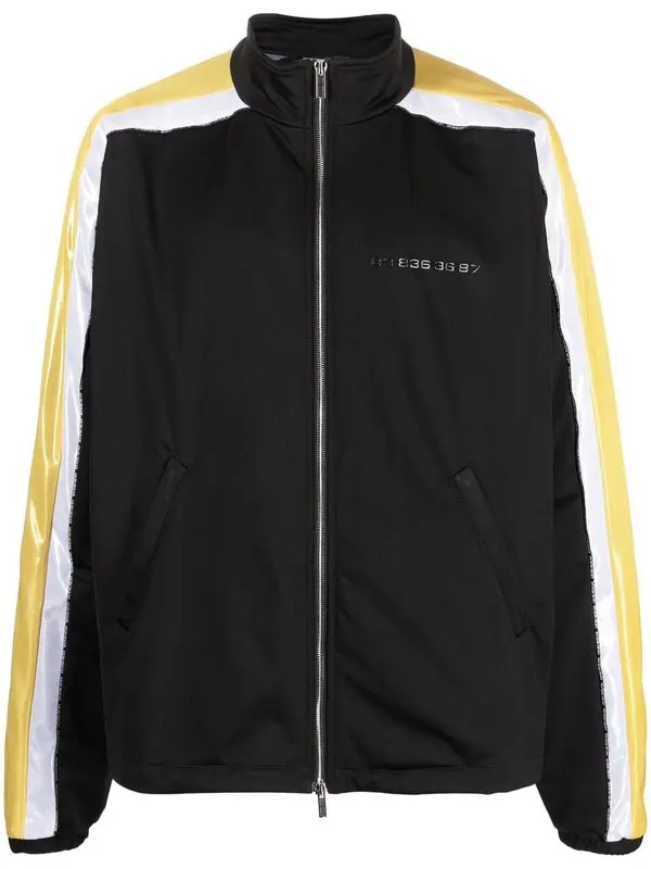 VTMNTS Stripe-detail Track Jacket - Black