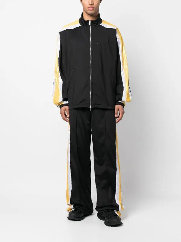 VTMNTS Stripe-detail Track Jacket - Black