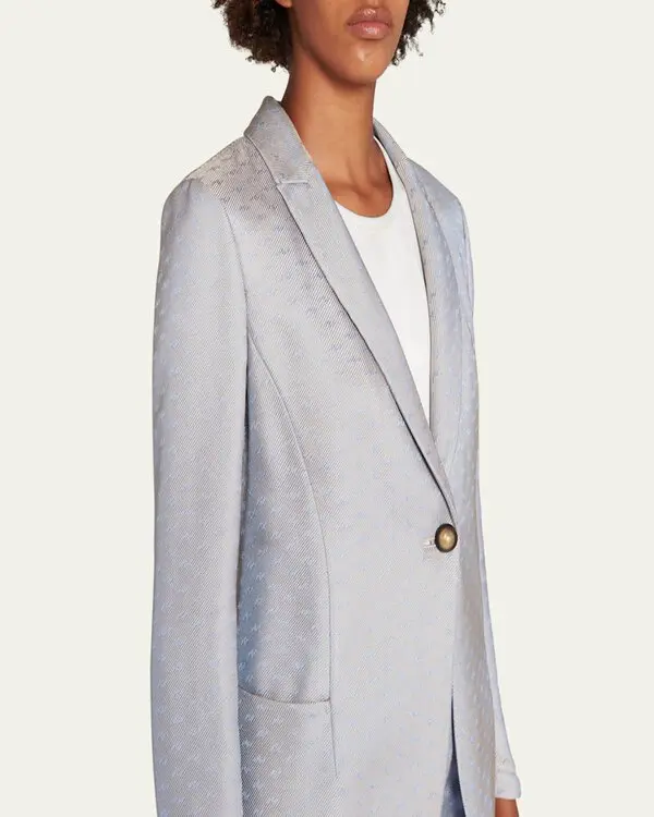 Giorgio Armani Abstract Jacquard Blazer
