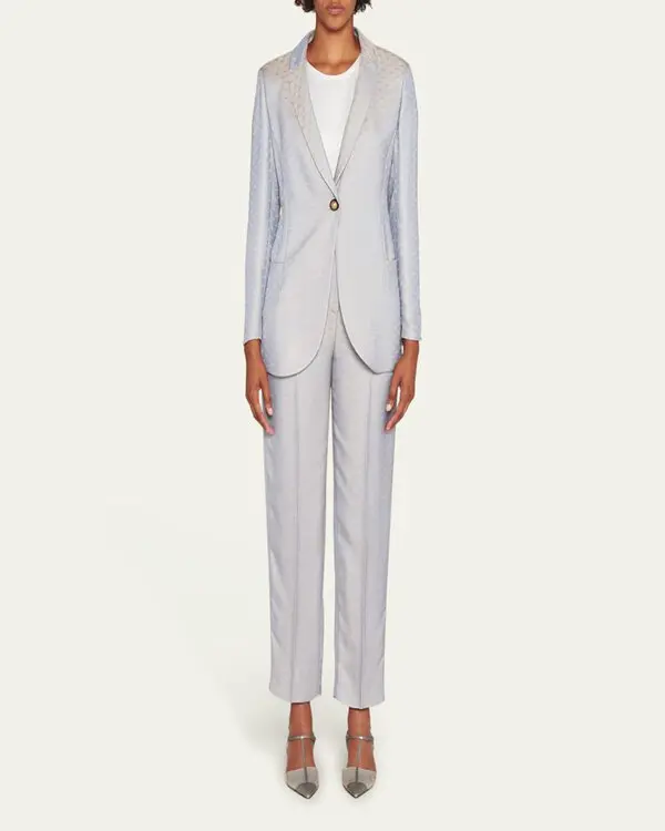 Giorgio Armani Abstract Jacquard Blazer