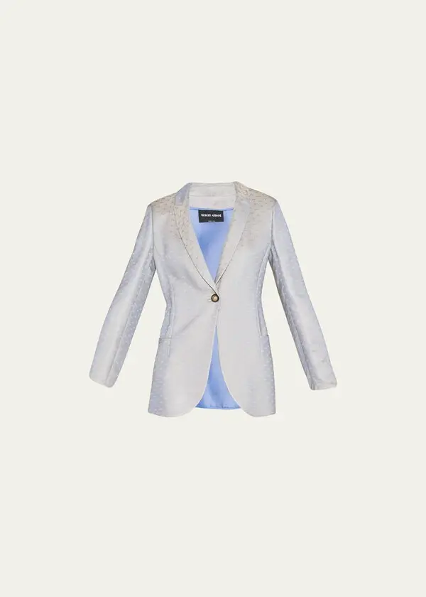 Giorgio Armani Abstract Jacquard Blazer