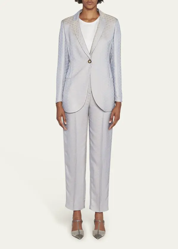 Giorgio Armani Abstract Jacquard Blazer