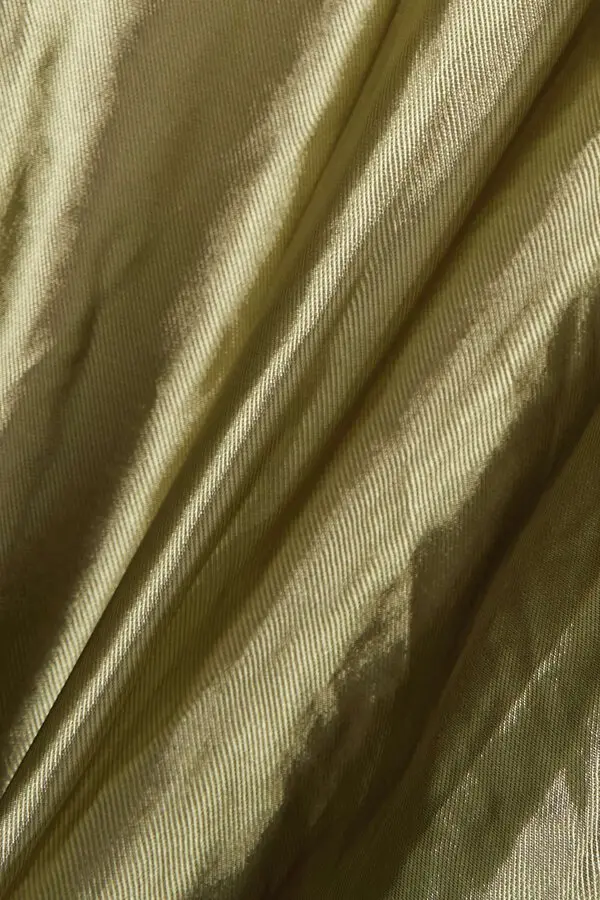 Ralph Lauren Briar Strapless Metallic Organza Gown
