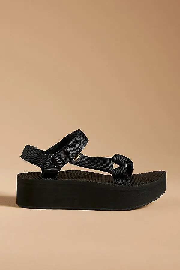 Teva Flatform Universal Sandals - Black Pattern