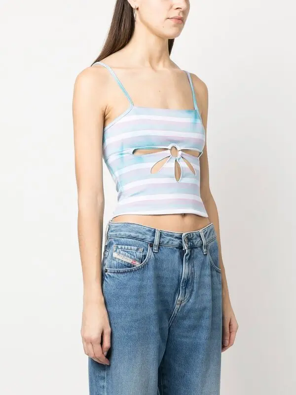 Collina Strada Stripe-detail Tank Top