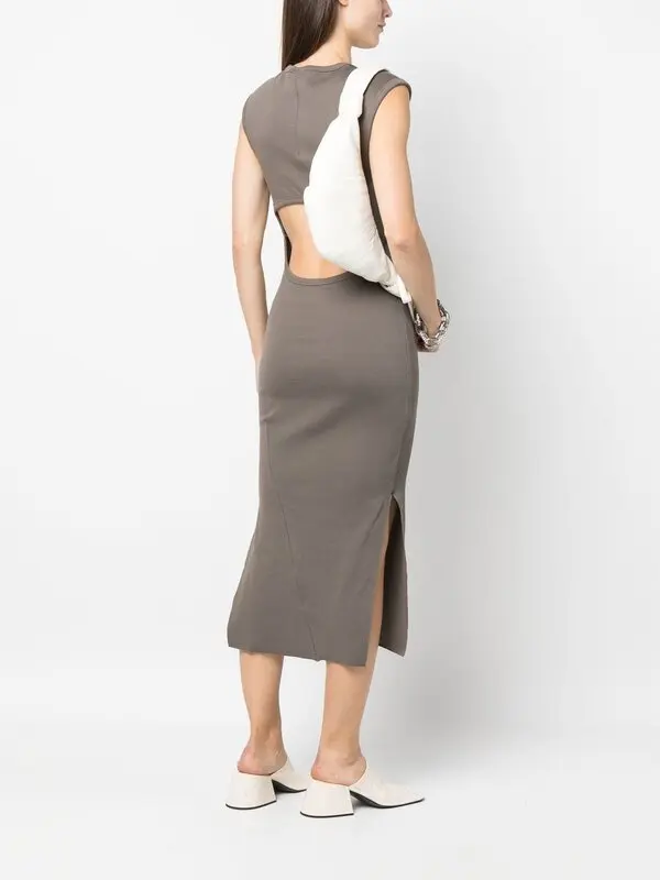 THOM KROM Jersey Midi Dress - Neutrals