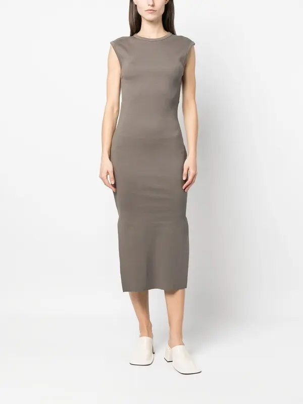 THOM KROM Jersey Midi Dress - Neutrals