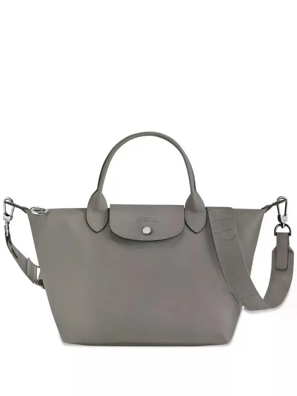 Longchamp Le Pliage Xtra Logo-strap Tote Bag - Grey