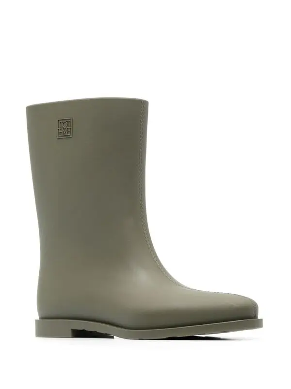 TOTEME Rain Logo-debossed Calf-length Boots