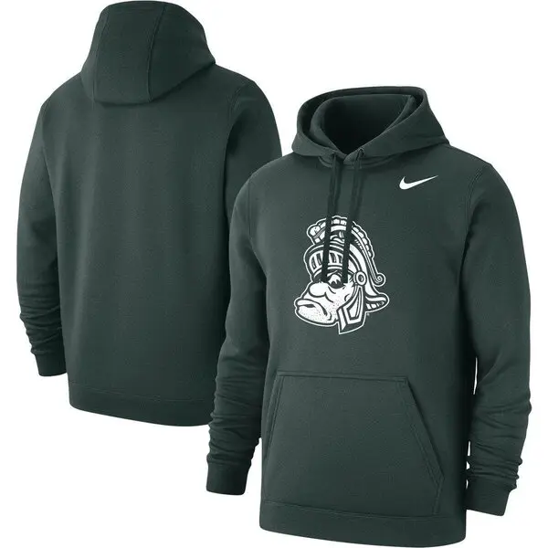 Nike Michigan State Spartans Vintage Logo Pullover Hoodie