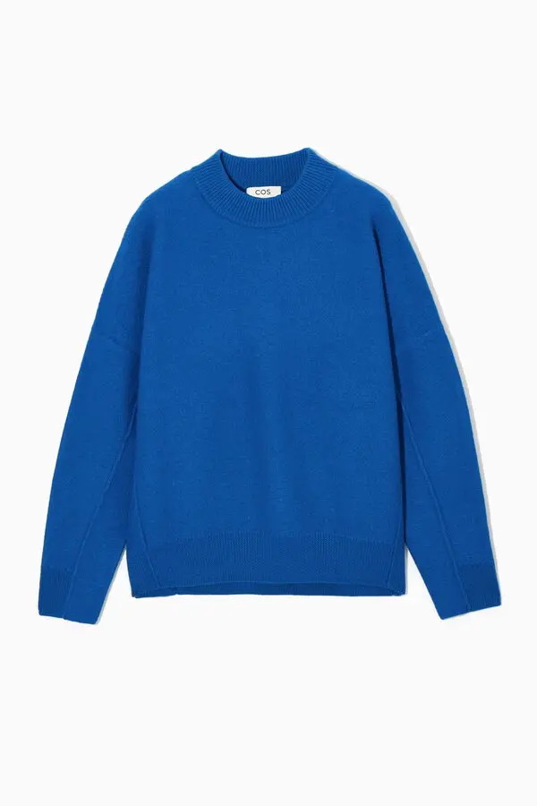 Cos Oversized Boiled Merino Wool Sweater