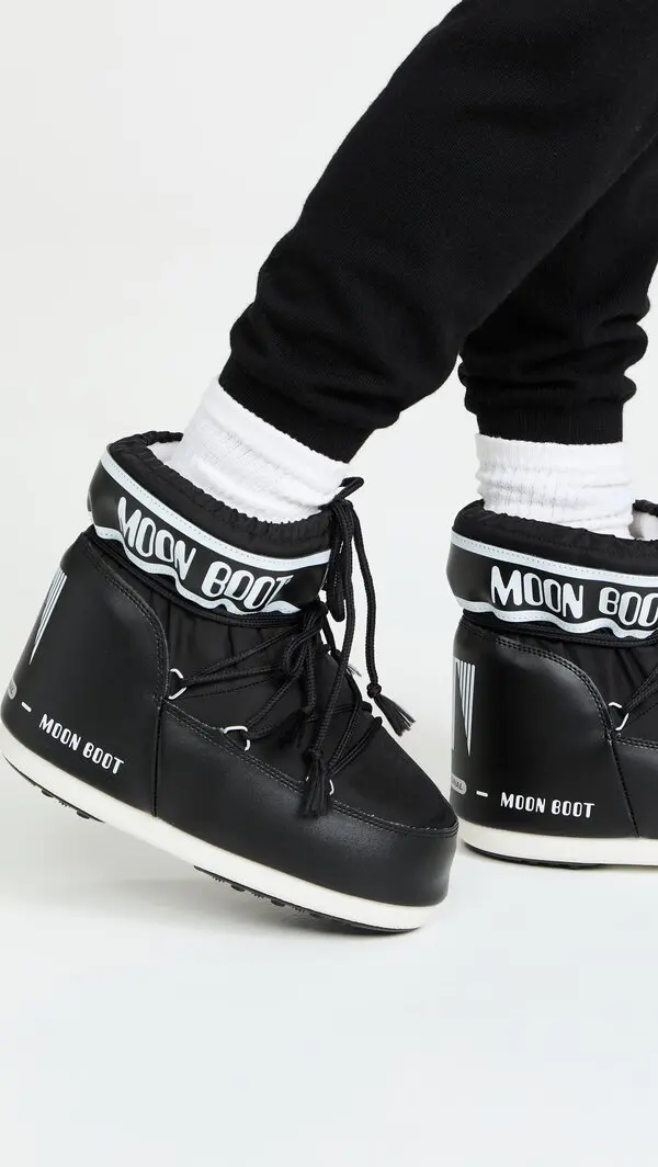 Moon Boot Icon Low Nylon Lace Up Boots