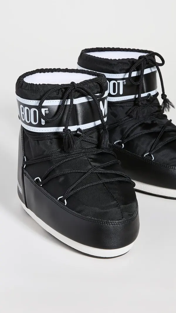 Moon Boot Icon Low Nylon Lace Up Boots