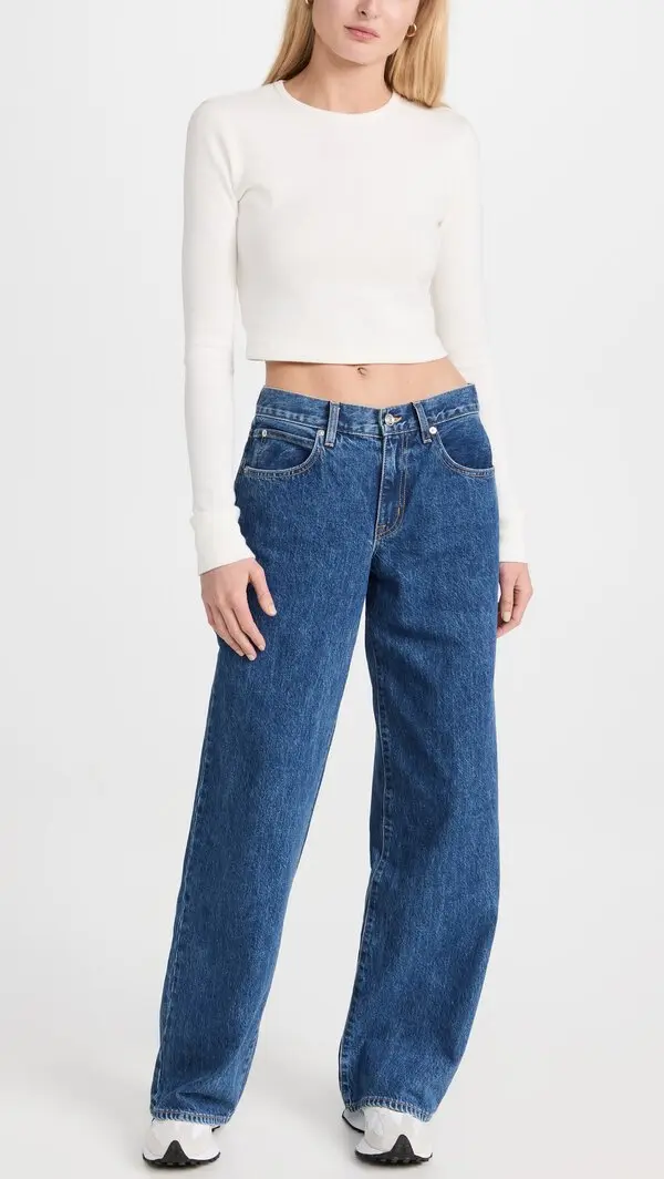 SLVRLAKE Mica Wide Leg Jeans - Sweet Memory