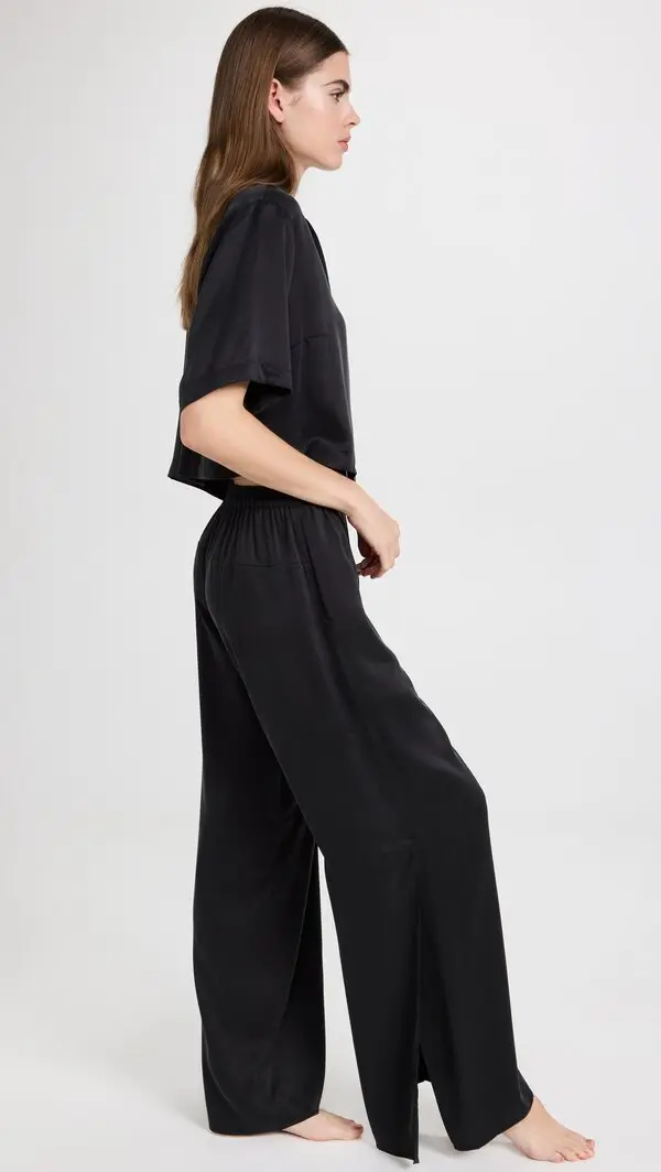 Lunya Washable Silk High Rise Pant Set