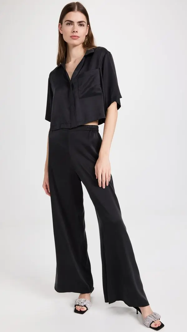 Lunya Washable Silk High Rise Pant Set