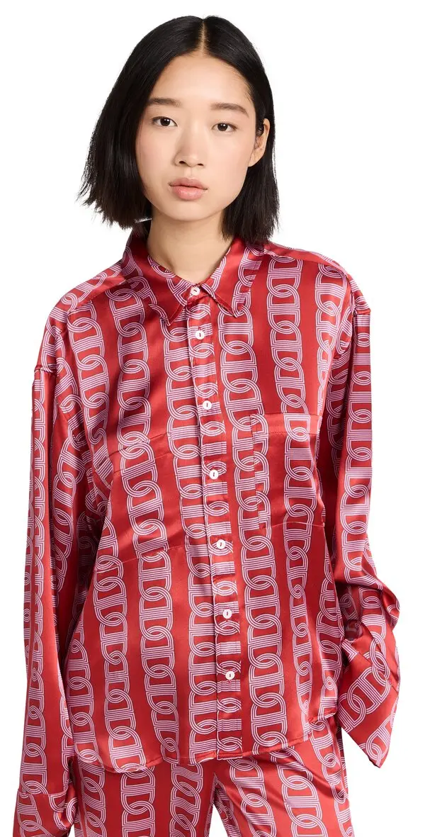 MAISON ESSENTIELE Silk Sleep Shirt