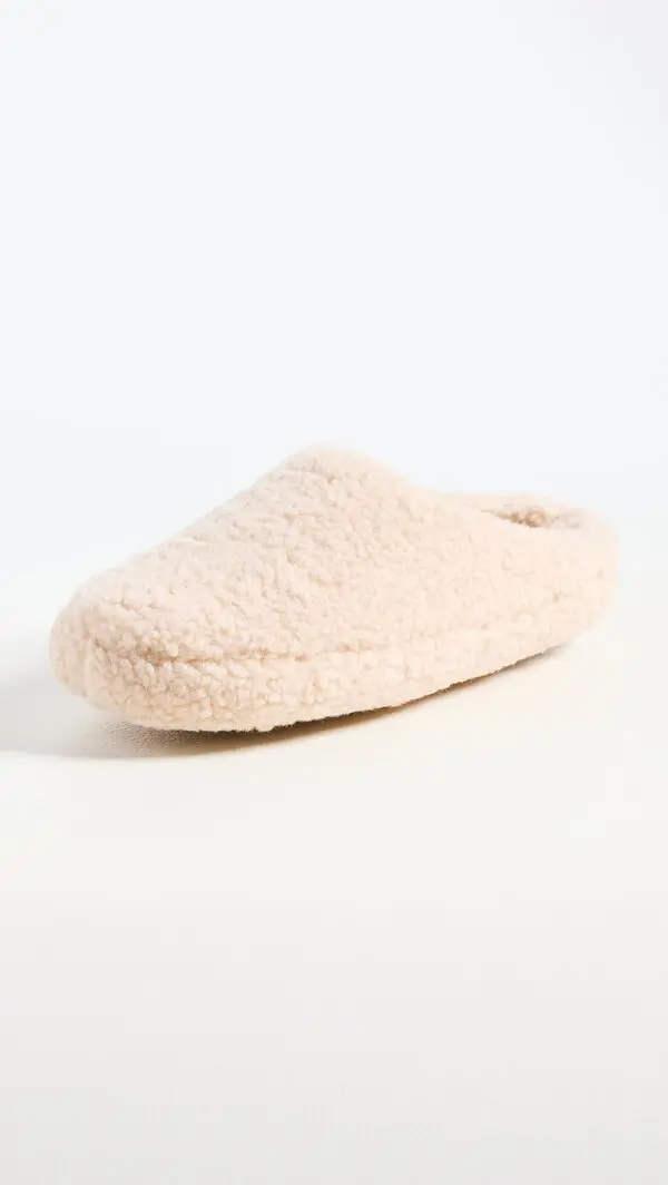 Madewell Sherpa Scuff Slippers