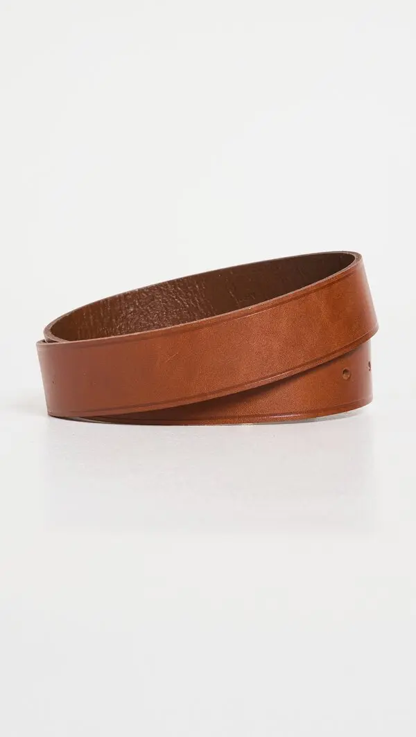 Madewell Leather Western Belt - English Saddle