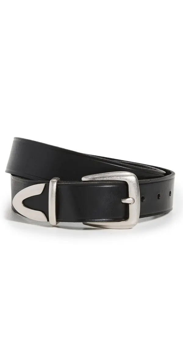 Madewell Leather Western Belt - True Black