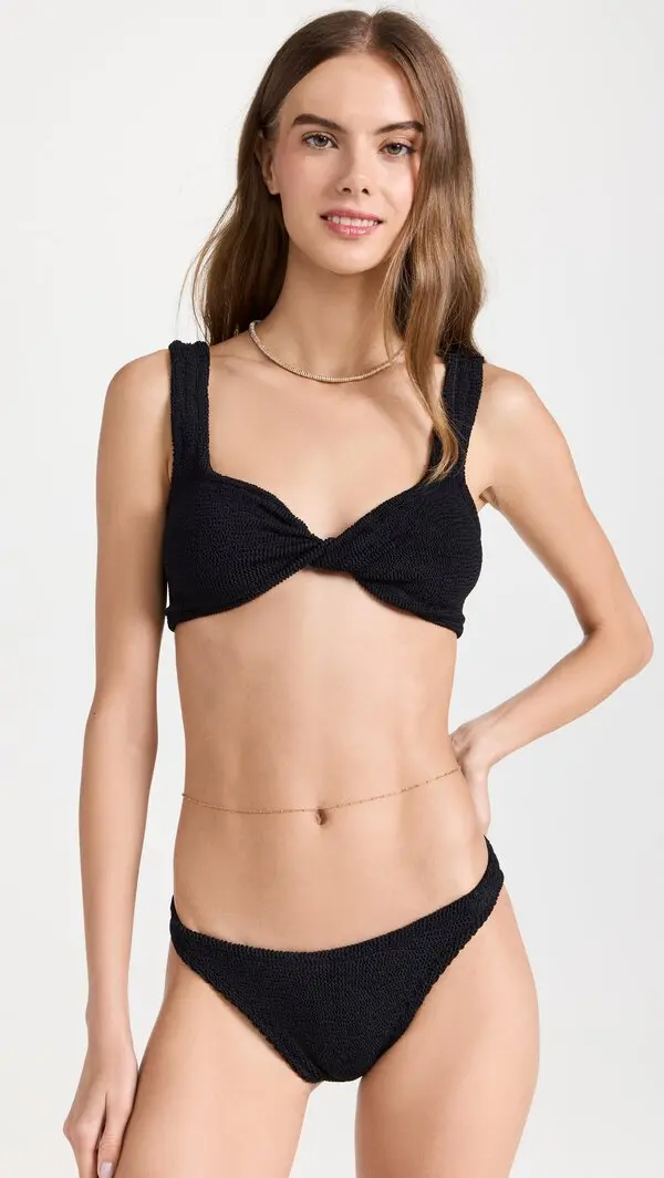 Hunza G Juno Bikini Set - Black