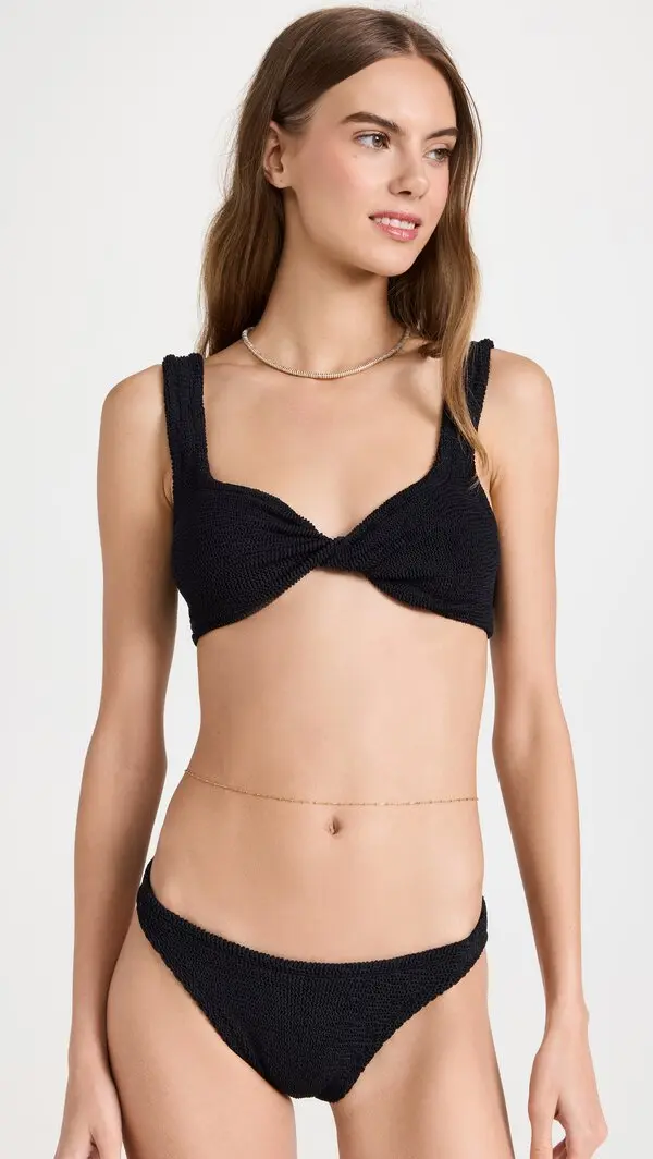 Hunza G Juno Bikini Set - Black