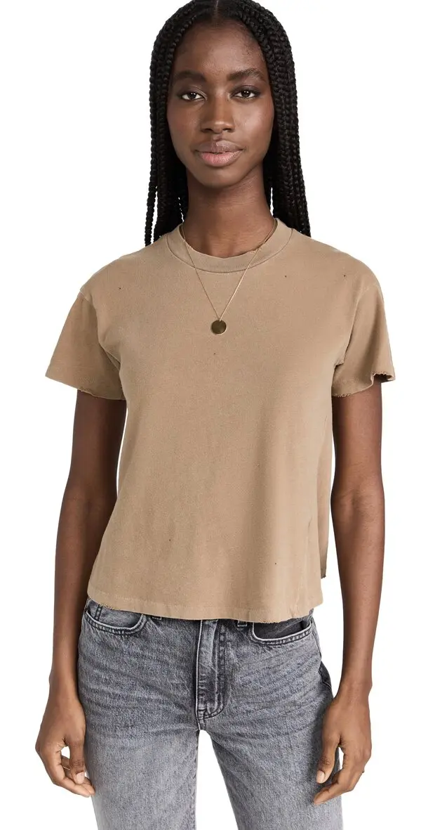 MadeWorn Crop Solid Tee