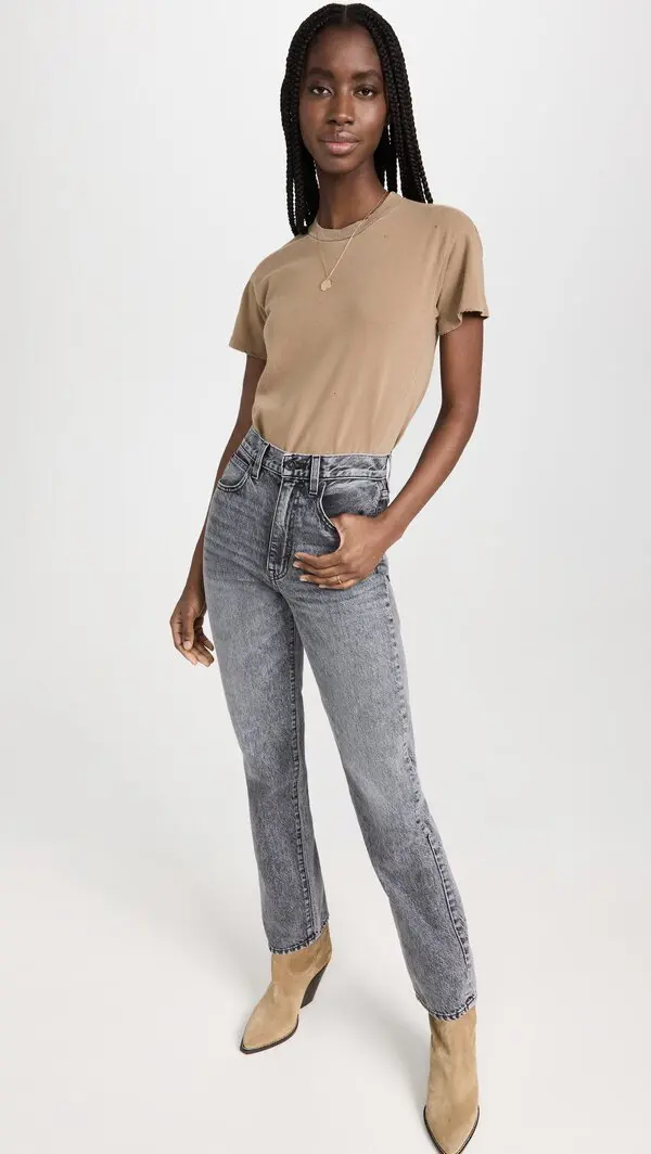 MadeWorn Crop Solid Tee