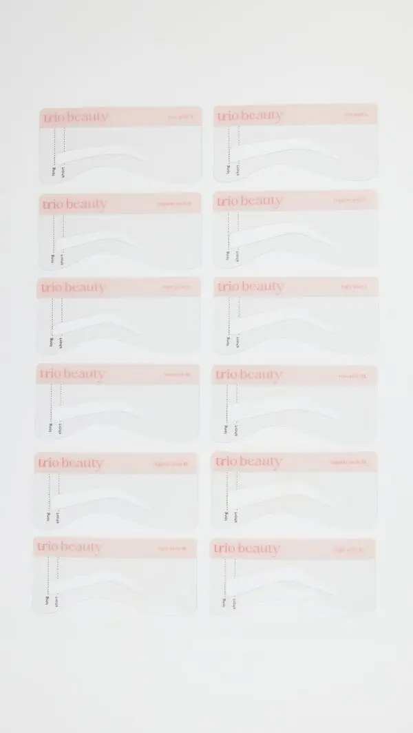TRIO BEAUTY Brow Trio Stencil Kit - Caramel