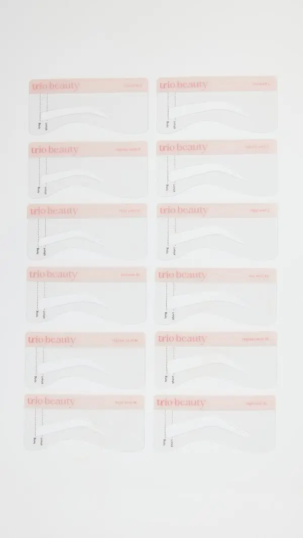 TRIO BEAUTY Brow Trio Stencil Kit - Grey