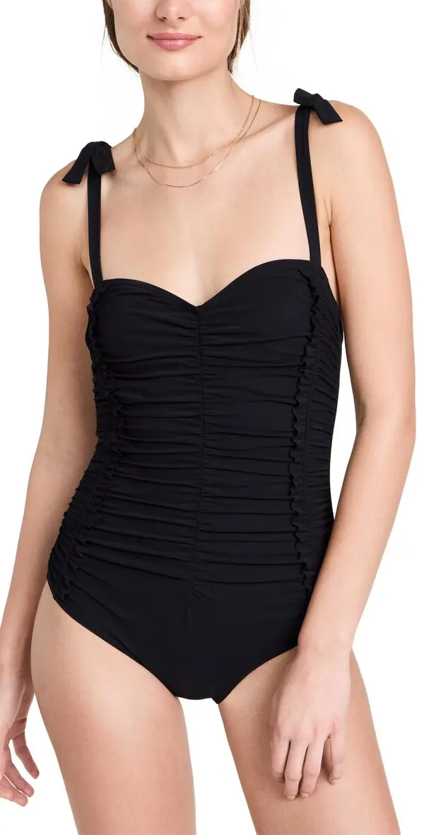 KARLA COLLETTO Tate High Back One Piece - Black