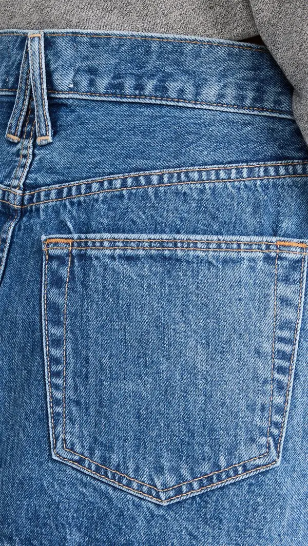 SLVRLAKE Low Rise Denim Mini Skirt