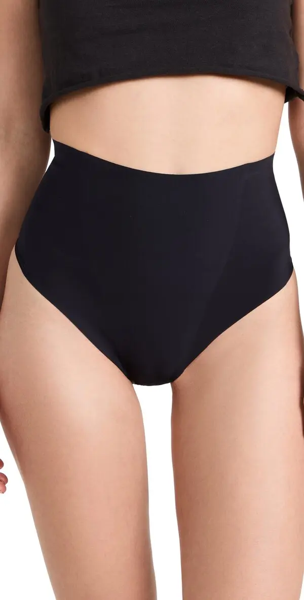 Commando Zone Smoothing Thong - Black
